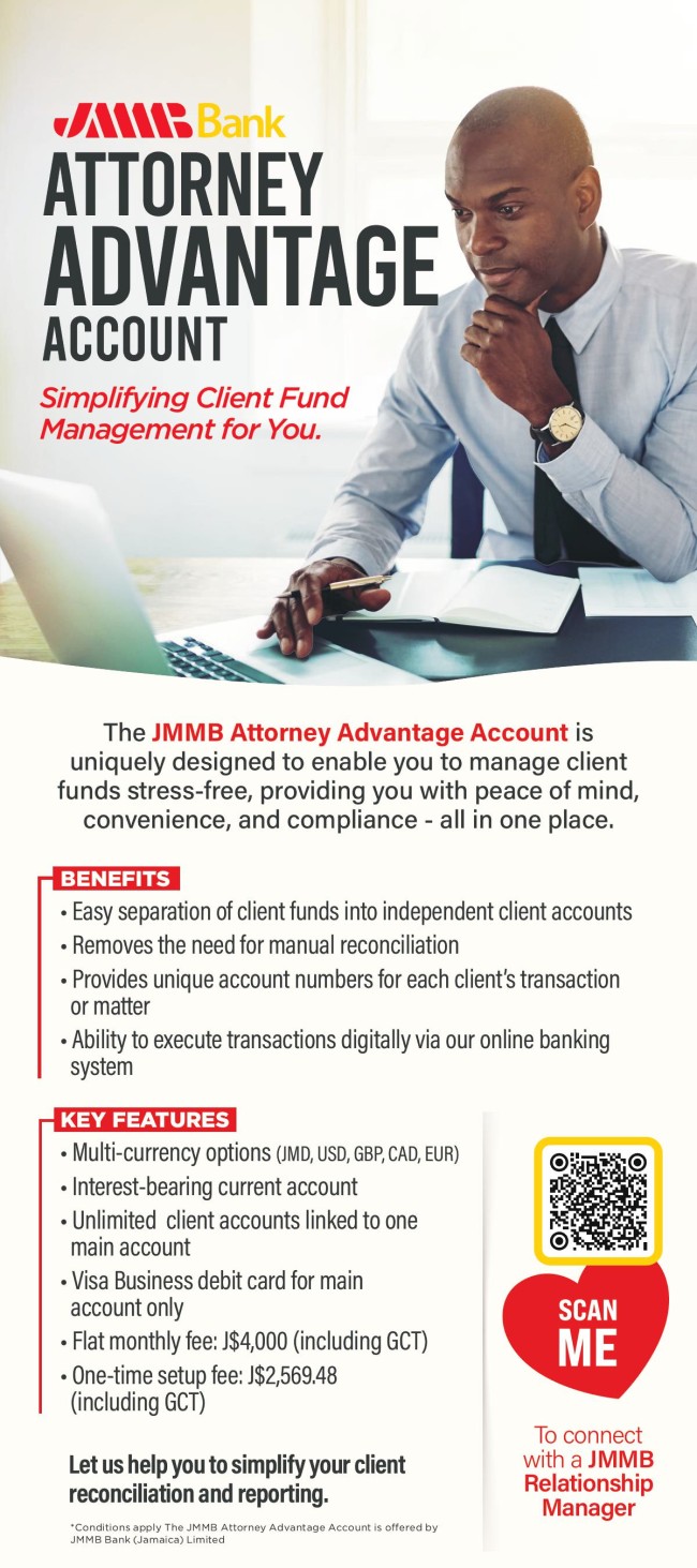 JMMB Bank Launches Unique Bank Account Designed for Attorneys | JMMB Group Jamaica